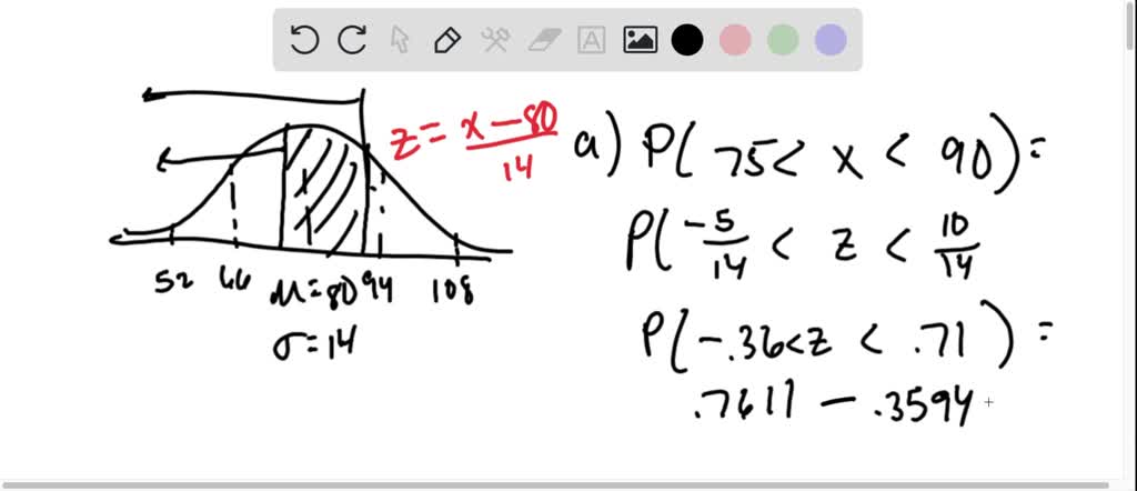 SOLVED:A normal population has a mean of 80.0 and a standard deviation ... SOLVED:A normal population has a mean of 80.0 and a standard deviation ...