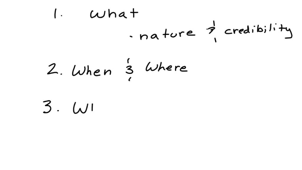 ⏩SOLVED:What are the four types of questions we should ask about ...