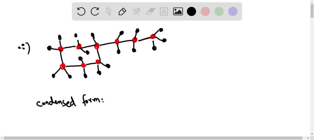 SOLVED:Redraw the following cycloalkane in both condensed and line ... SOLVED:Redraw the following cycloalkane in both condensed and line ...