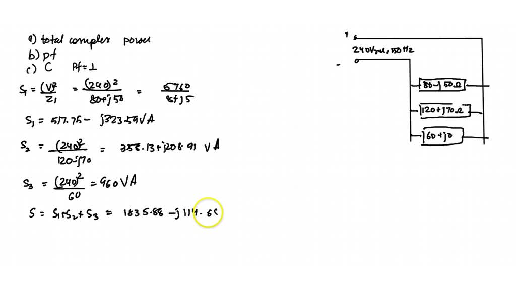 SOLVED:Consider the power system shown in Fig. 11.80 Calculate: (a) the ...
