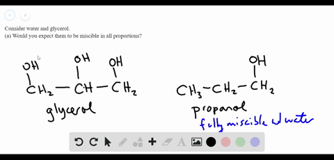 SOLVED:Some alcohols are quite soluble in water. For example, isopropyl ...