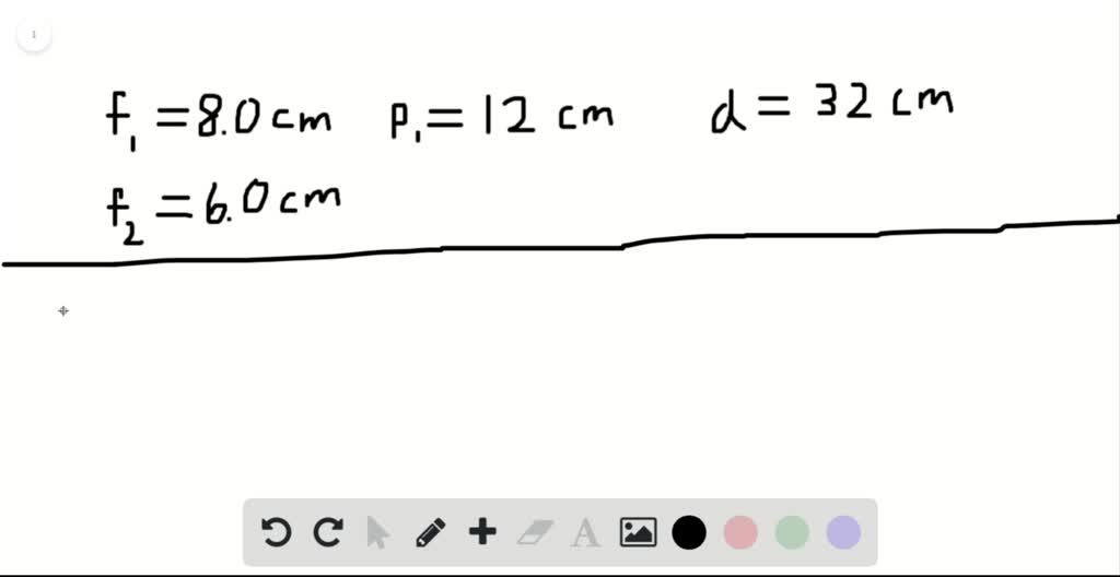 SOLVED:80 through 87. 80,87, 83 Two-lens systems. In Fig. 34-45 stick ...