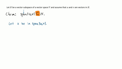 SOLVED:Let U and W be subspaces of a vector space V. Show that (a) U+V is a subspace of V (b) U ...