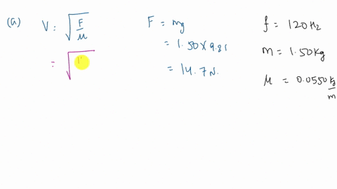 SOLVED: One end of a horizontal rope is attached to a prong of an electrically driven tuning ...