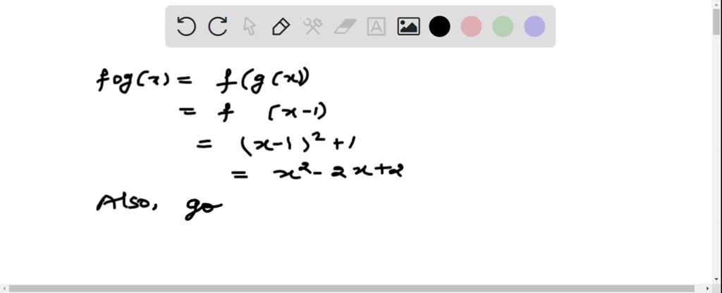 Solved Let F R →r And G R →r Be Two Functions Given By F X 2 X 5