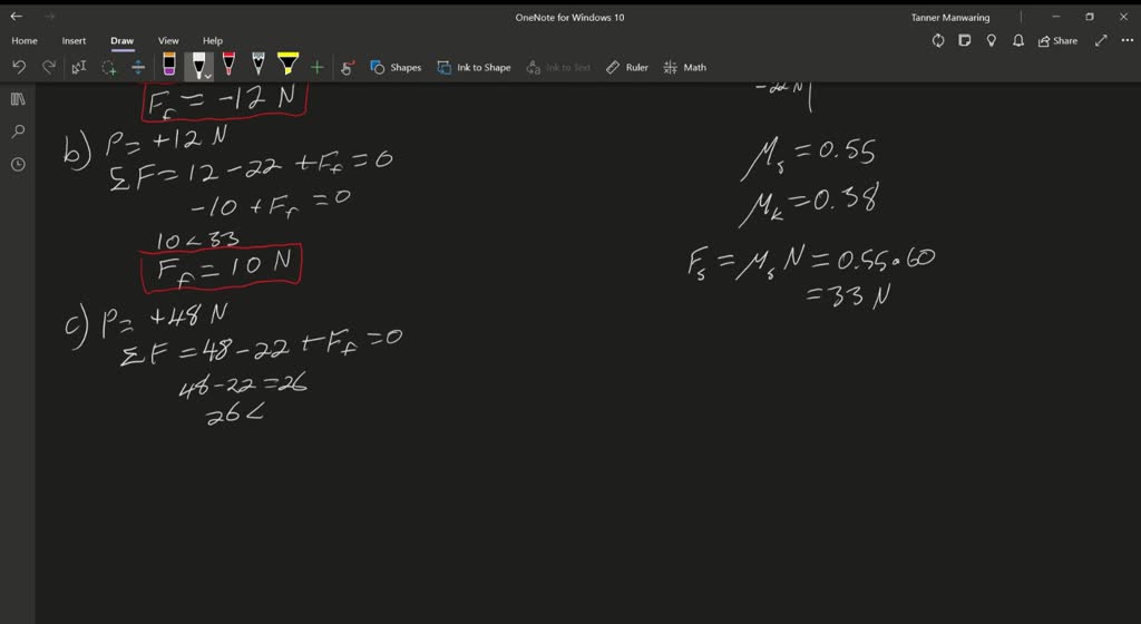 In Fig. 6.49 , a block weighing 22 N is held at rest against a vertical ...