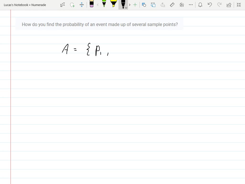 SOLVED:How do you find the probability of an event made up of several ...