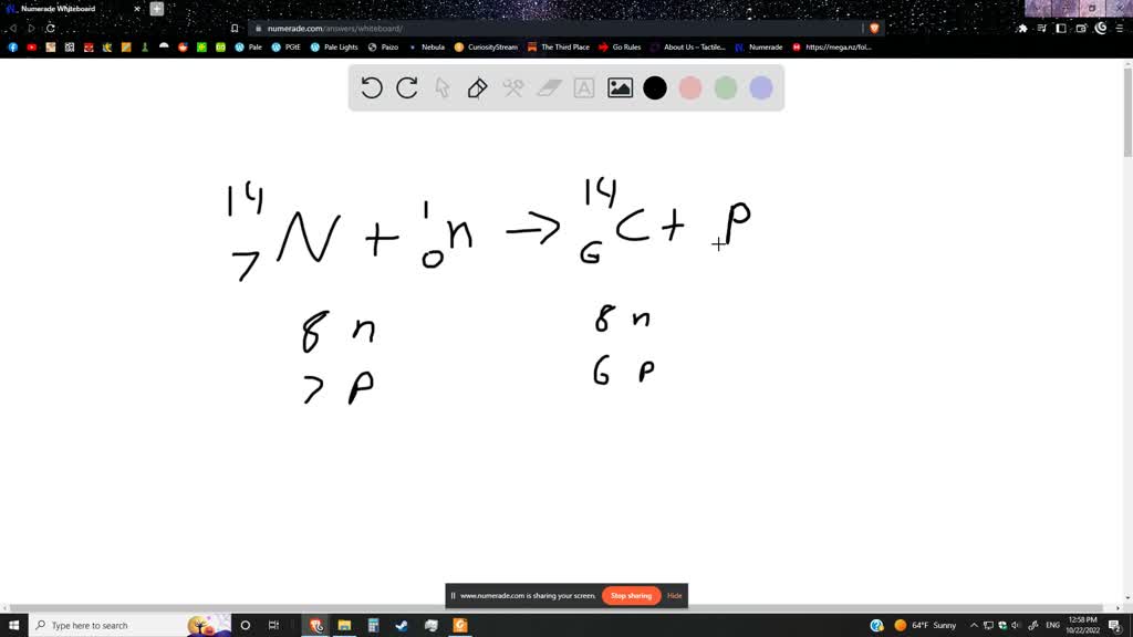SOLVED: The thermal-neutron capture cross section for the ^14 N(n, p) ^14 C reaction is 1.70 ...