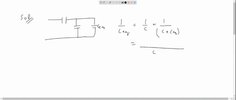 The capacitance of an infinite circuit formed by the repetition of the ...
