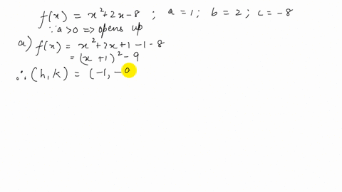 ⏩SOLVED:(a) graph each quadratic function by determining whether its… | Numerade