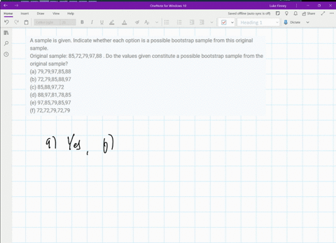⏩SOLVED:A sample is given. Indicate whether each option is a… | Numerade