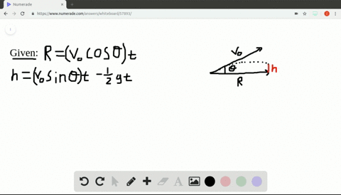 ⏩SOLVED:(III) Derive a formula for the horizontal range R, of a… | Numerade