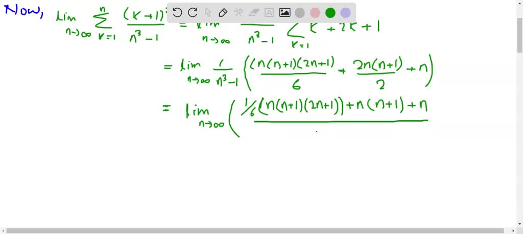 SOLVED: Determine which of the limit of sums are infinite and which are ...
