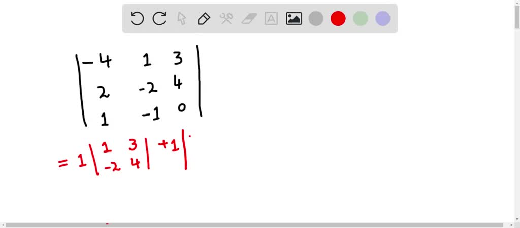 SOLVED:Compute the determinants in Exercises 7-15 using cofactor ... SOLVED:Compute the determinants in Exercises 7-15 using cofactor ...
