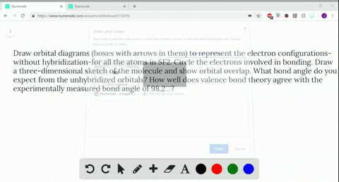 SOLVED:Draw orbital diagrams (boxes with arrows in them) to represent the electron ...