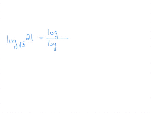 SOLVED:In the following exercises, use the Change-of-Base Formula, rounding to three decimal ...
