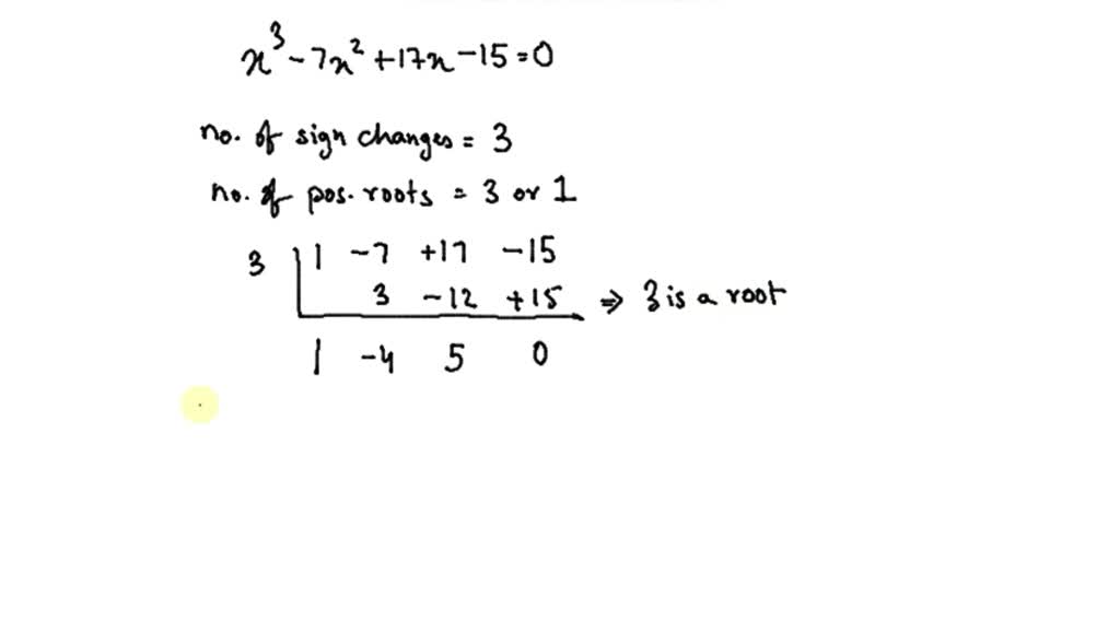 SOLVED:Use the rational root theorem, Descartes' rule of signs, and the ...