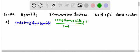 SOLVED:Write the equality and two conversion factors, and identify the numbers as exact or give ...