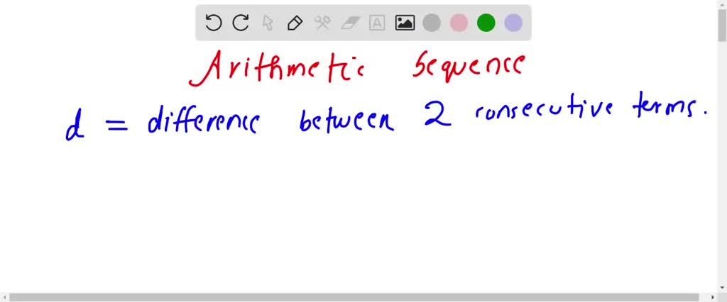SOLVED:Find the common difference d. 1,2,3,4,5,