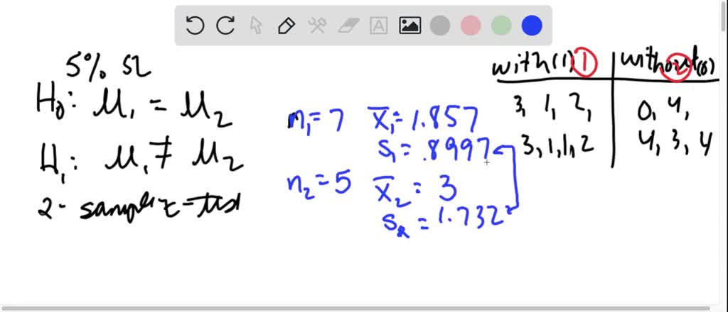 SOLVED: The following data resulted from a taste test of two different ... SOLVED: The following data resulted from a taste test of two different ...