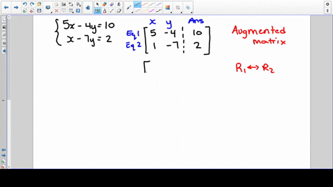 SOLVED:Solve each system in Exercises 1-4 by using elementary row operations on the equations or ...