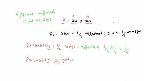 SOLVED:In 1995, doctors reported a Chinese family in which retinitis ...