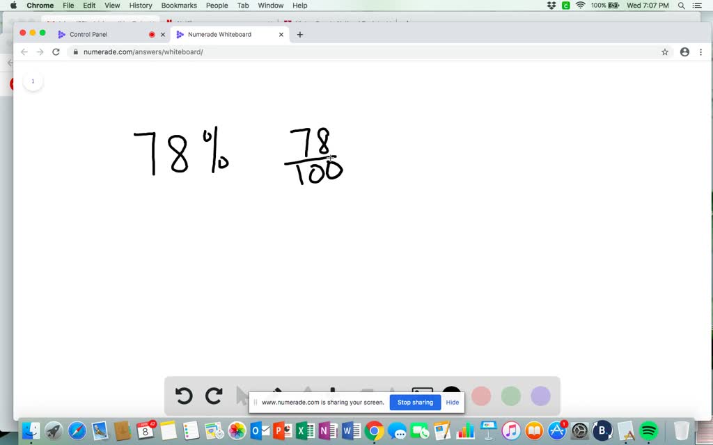 SOLVED:In the following exercises, convert each percent to a fraction ...