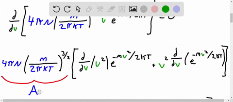 SOLVED: From the Maxwell-Boltzmann speed distribution, show that the ...