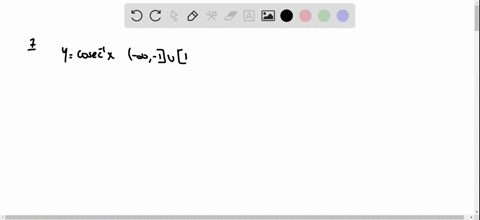 SOLVED:True or False csc ^-1 0.5 is not defined.