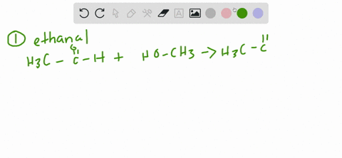 SOLVED: Draw the condensed structural formula for the hemiacetal formed ...