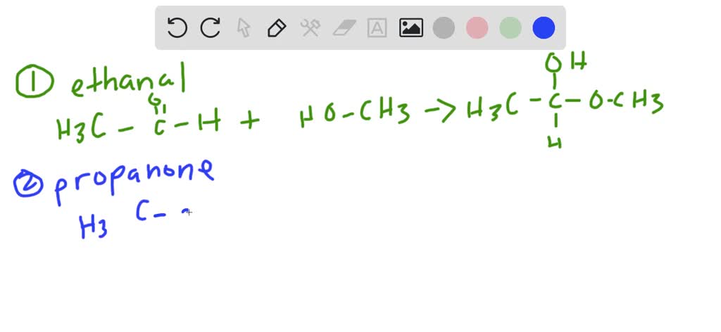 Draw the condensed structural formula for the hemiacetal formed by ...