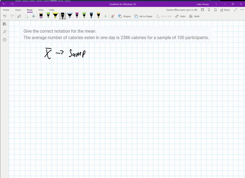 ⏩SOLVED:Give the correct notation for the mean. The average number… | Numerade