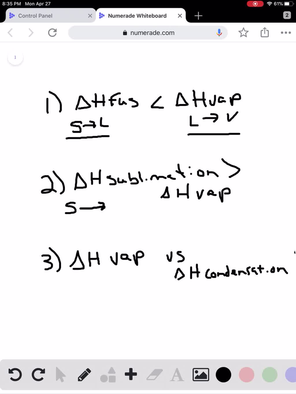 SOLVED:(a) Why is the heat of fusion \left(\Delta…