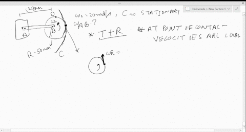 The outer gear C rotates with an angular velocity of 5 rad / s ...