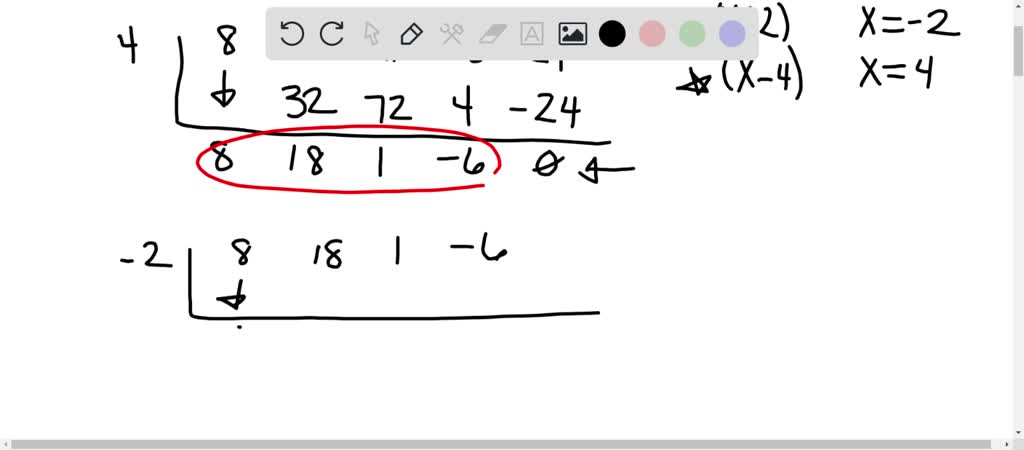 SOLVED:a. verify the given factor(s) of the function f, b. find the ...