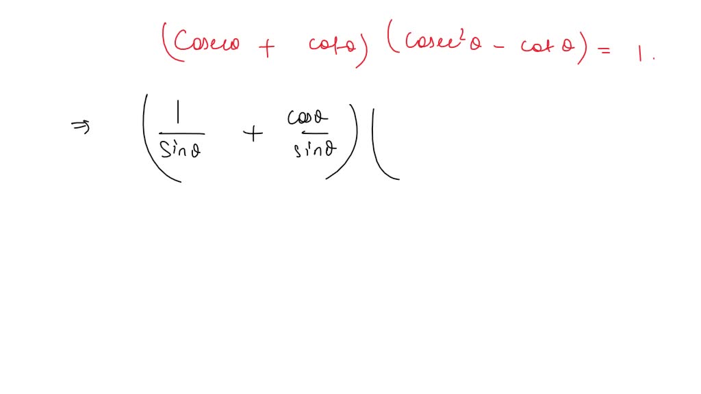 SOLVED:Use trigonometric identities to transform one side of the ...