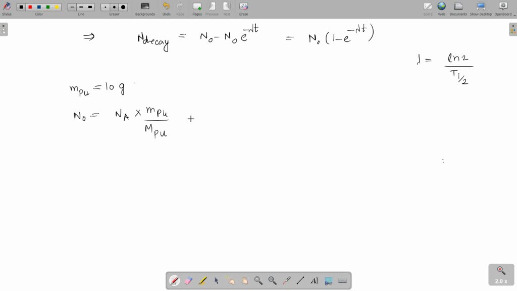 SOLVED:Plutonium isotope ^239 Pu decays by alpha decay with a half-life ...