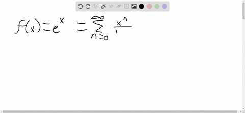 SOLVED: In the following exercises, find the Maclaurin series of each function. . f(x)=e^x^3 ...