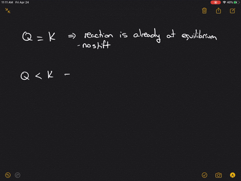 ⏩SOLVED:Explain how comparing the values of reaction quotient Q and… | Numerade