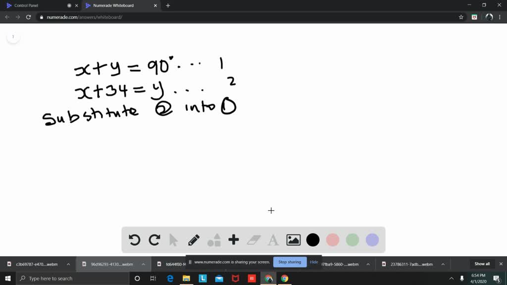 SOLVED:In the following exercises, use the properties of angles to solve. Two angles are ...
