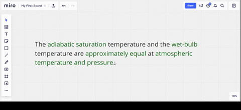 SOLVED:When are the adiabatic saturation and wet-bulb temperatures equivalent for atmospheric air?