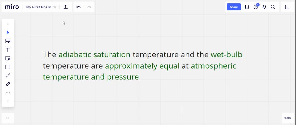 SOLVED:When are the adiabatic saturation and wet-bulb temperatures ...