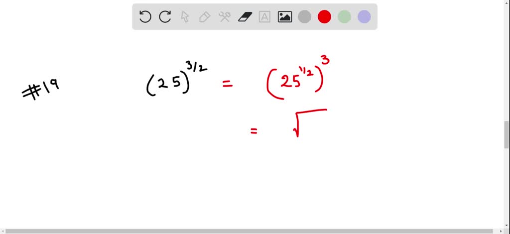 SOLVED:Compute the numbers. (25)^3 / 2