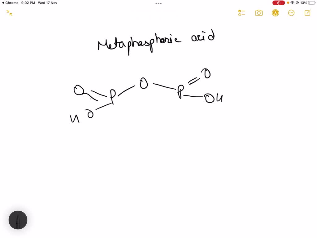 SOLVED:The number of P-O-P bonds in cyclic metaphosphoric acid is ...