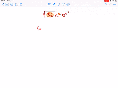 SOLVED:Simplify. -2 \sqrt{16 a^{2} b^{3}}