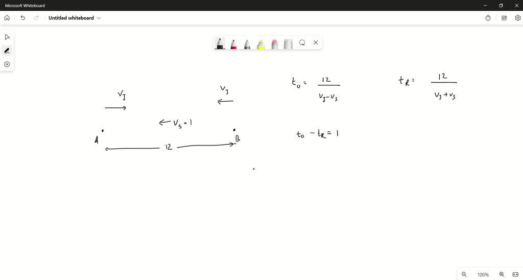 SOLVED:Use algebra to solve the following applications. Jerry paddled ...