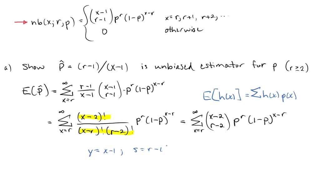 SOLVED:In Chapter 3 , we defined a negative binomial rv as the number ...