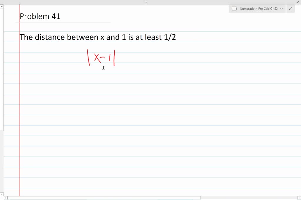 SOLVED:Express the statement using absolute-value notation. The ...