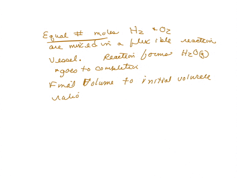 ⏩SOLVED:Equal masses of hydrogen gas and oxygen gas are mixed… | Numerade