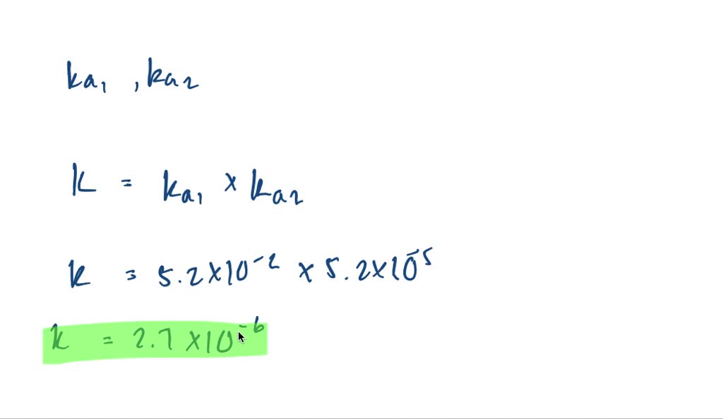 ⏩SOLVED:Write the overall chemical equation and calculate K for the ...